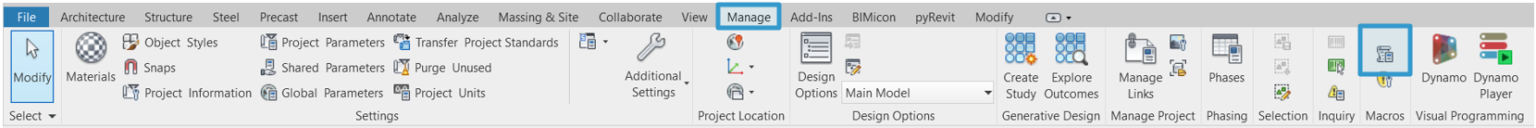 Revit Macro to display warnings when Opening Project - BIMicon
